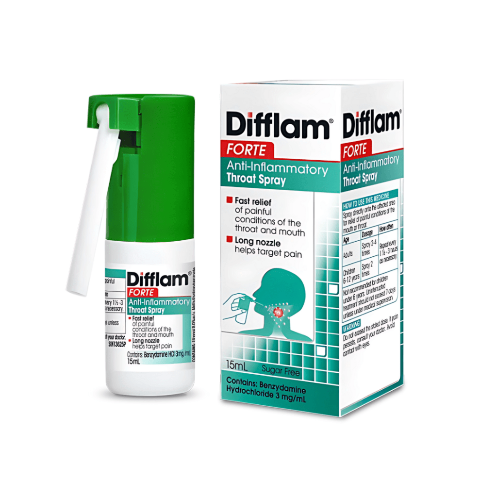 Difflam Sore Throat Spray Forte 15ml – Terra Pharma